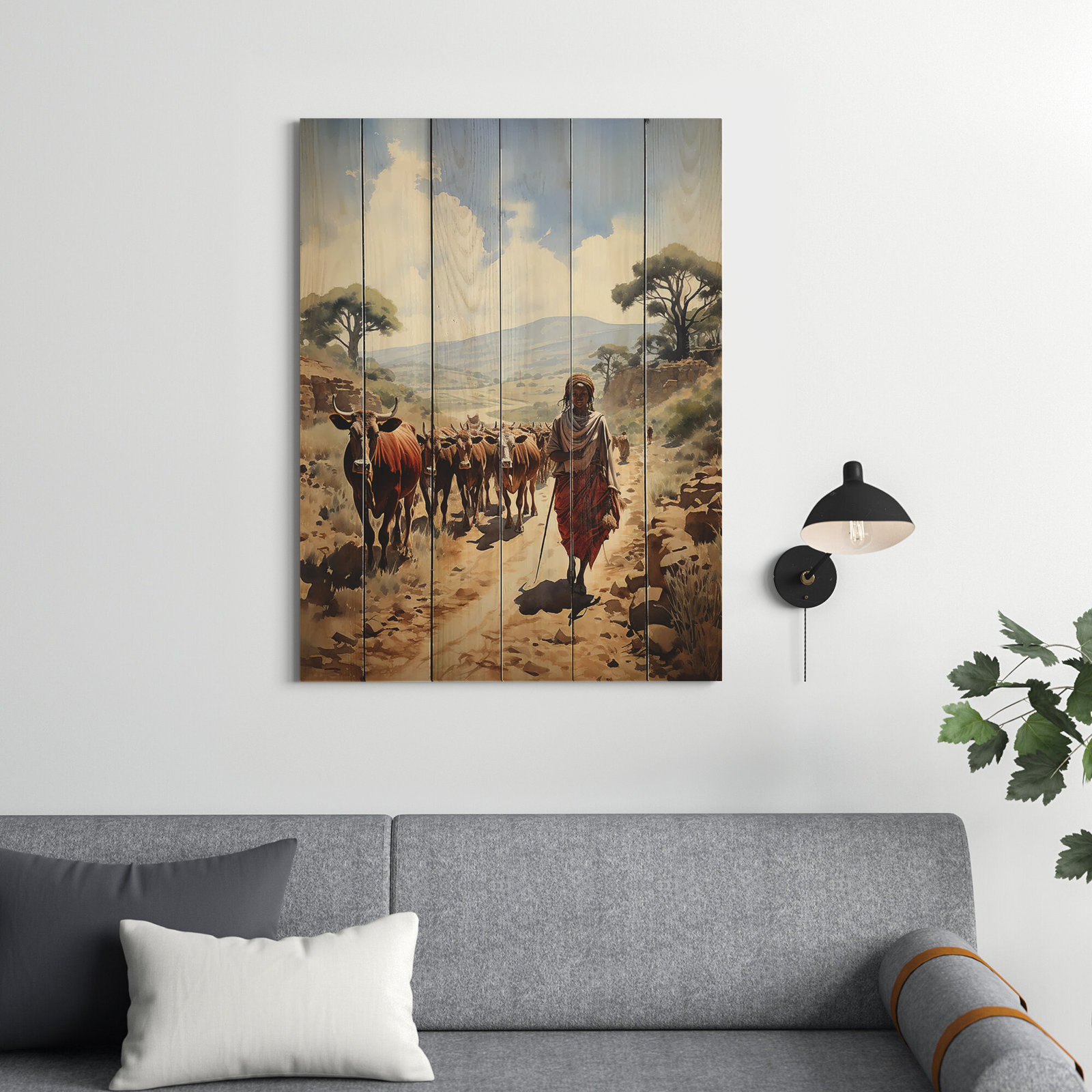 Wade Logan Bellamay African Tribes Himba Nomadic I - Print On Wood - Wayfair Canada